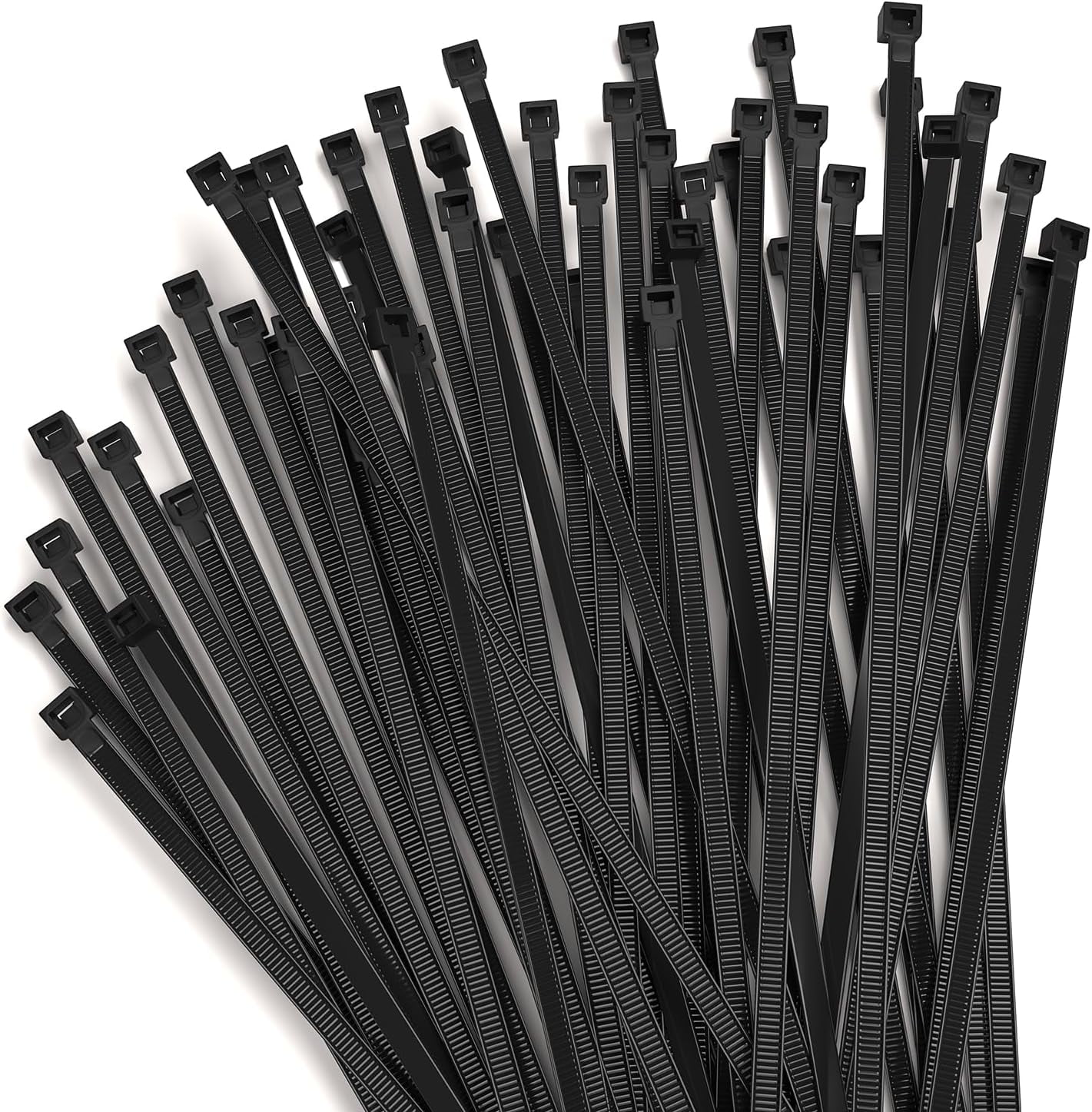 100 Pack Nylon Zip Ties-12" Durable Outdoor Cable Ties with with 50 lbs ...