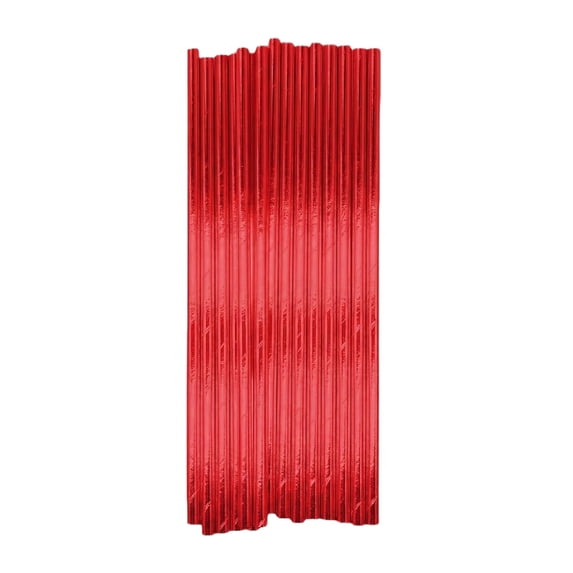 100 Pack Paper Drinking Straws Disposable Biodegradable Party Supplies ...
