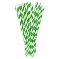 100 Pack Paper Straws Biodegradable Disposable Drinking Straws for ...