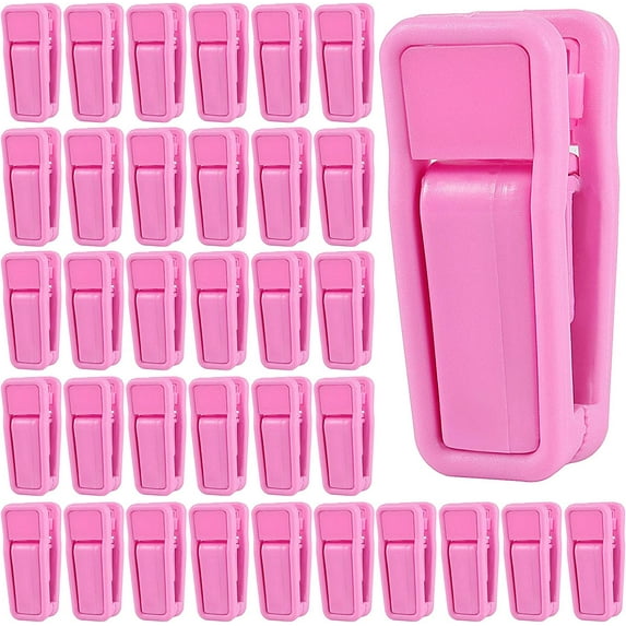 100 Pack Pink Plastic Finger Clips for Hanger Strong Pinch, Multi ...