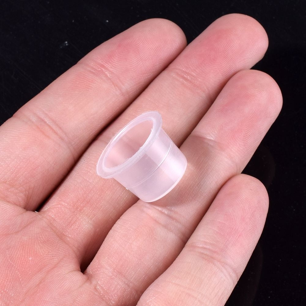 100-Pack Plastic Pigment Cups – Disposable Pigment Cups - Leak-Proof ...