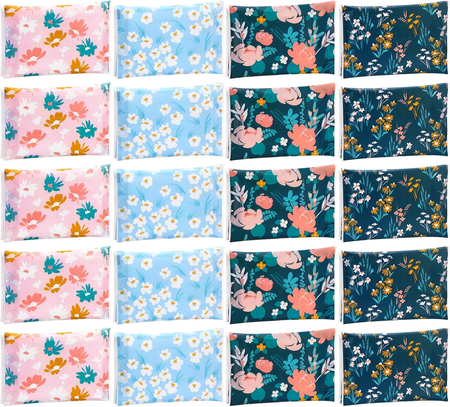 100 Pack Pocket Tissues Travel Slim Packs Small Facial Tissues Wallet ...