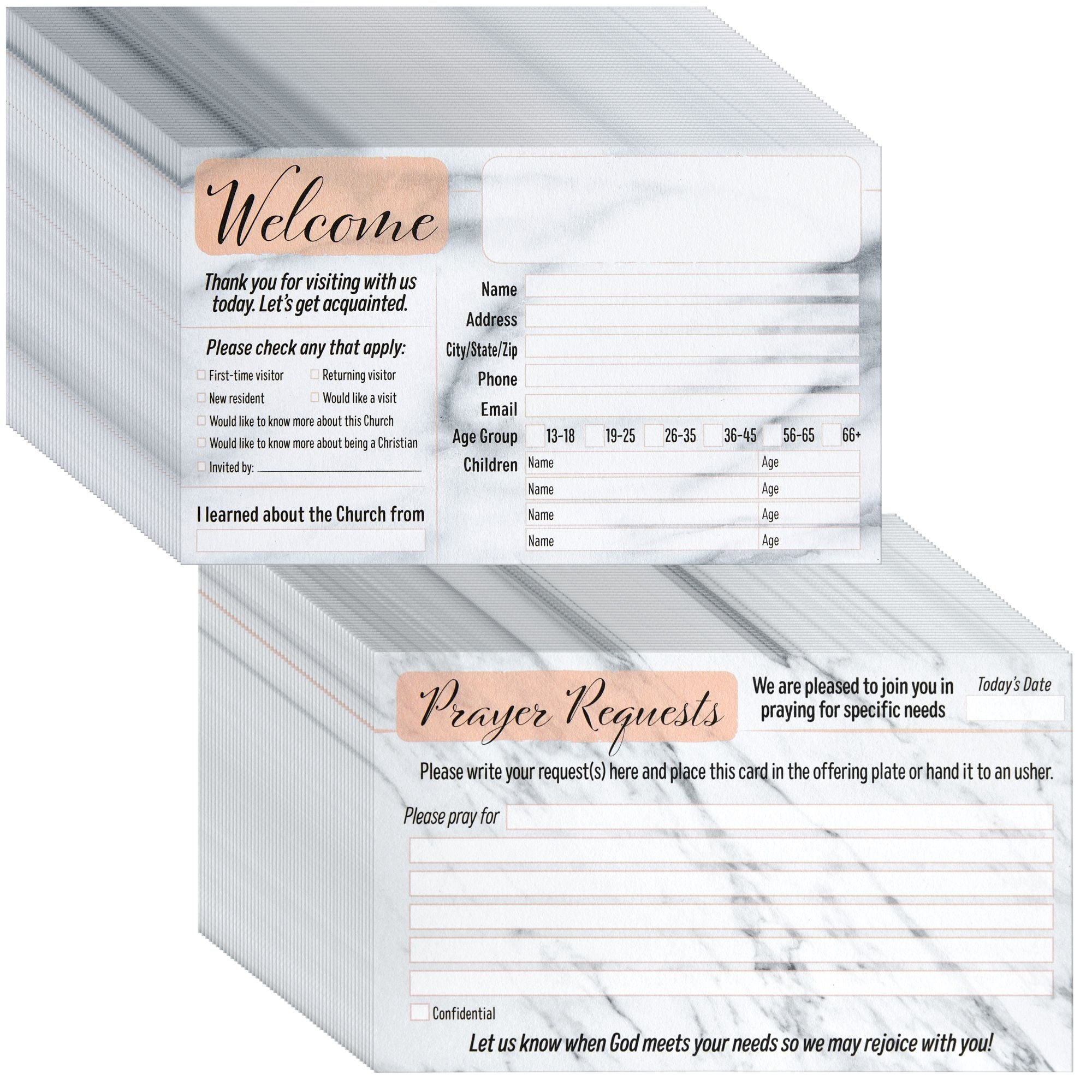 Welcome Visitor Cards