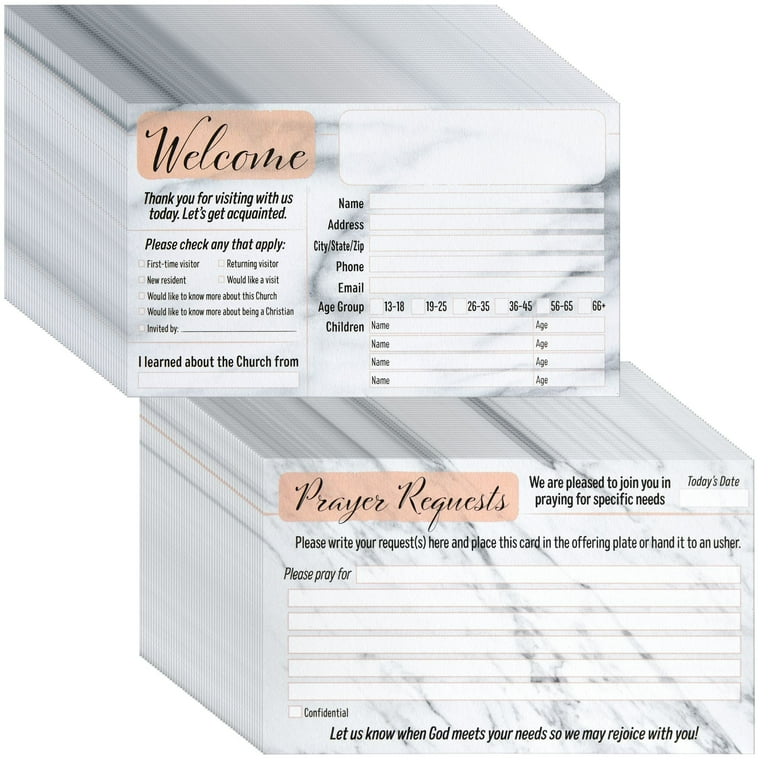 Prayer Request Card Template