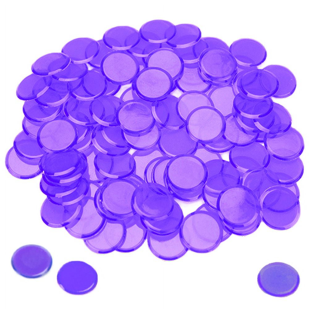 100 Pack Purple Bingo Chips - Walmart.com