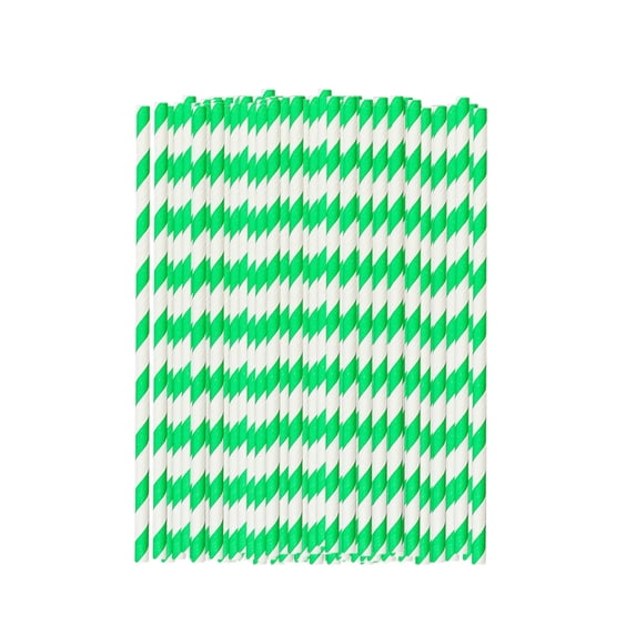 100 Pack]Red Straws, Disposable Red and White Straws Biodegradable Red ...