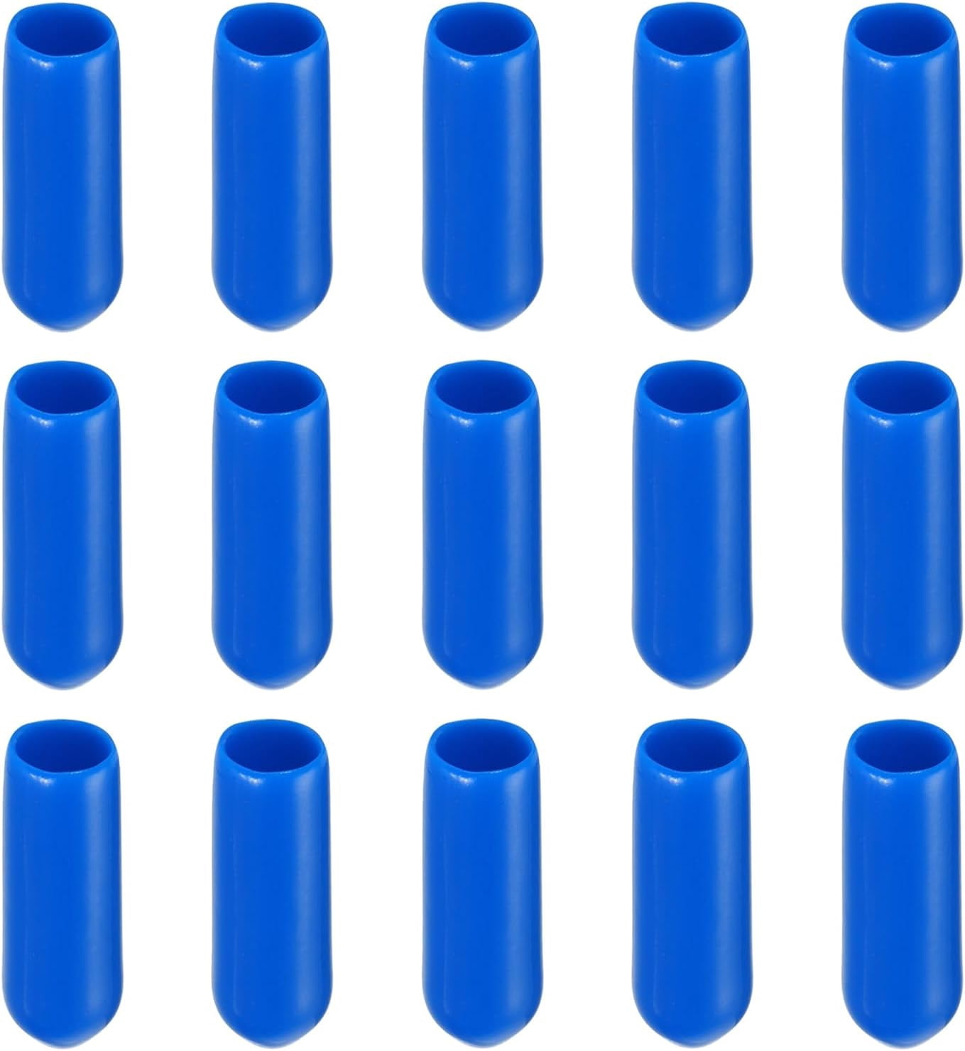 100 Pack Screw Thread Protector Cover Rubber End Caps, [for Screw, Bolt ...