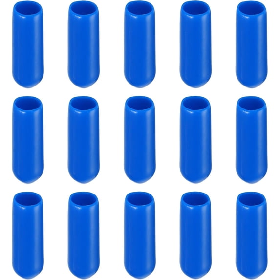 100 Pack Screw Thread Protector Cover Rubber End Caps, [for Screw, Bolt ...