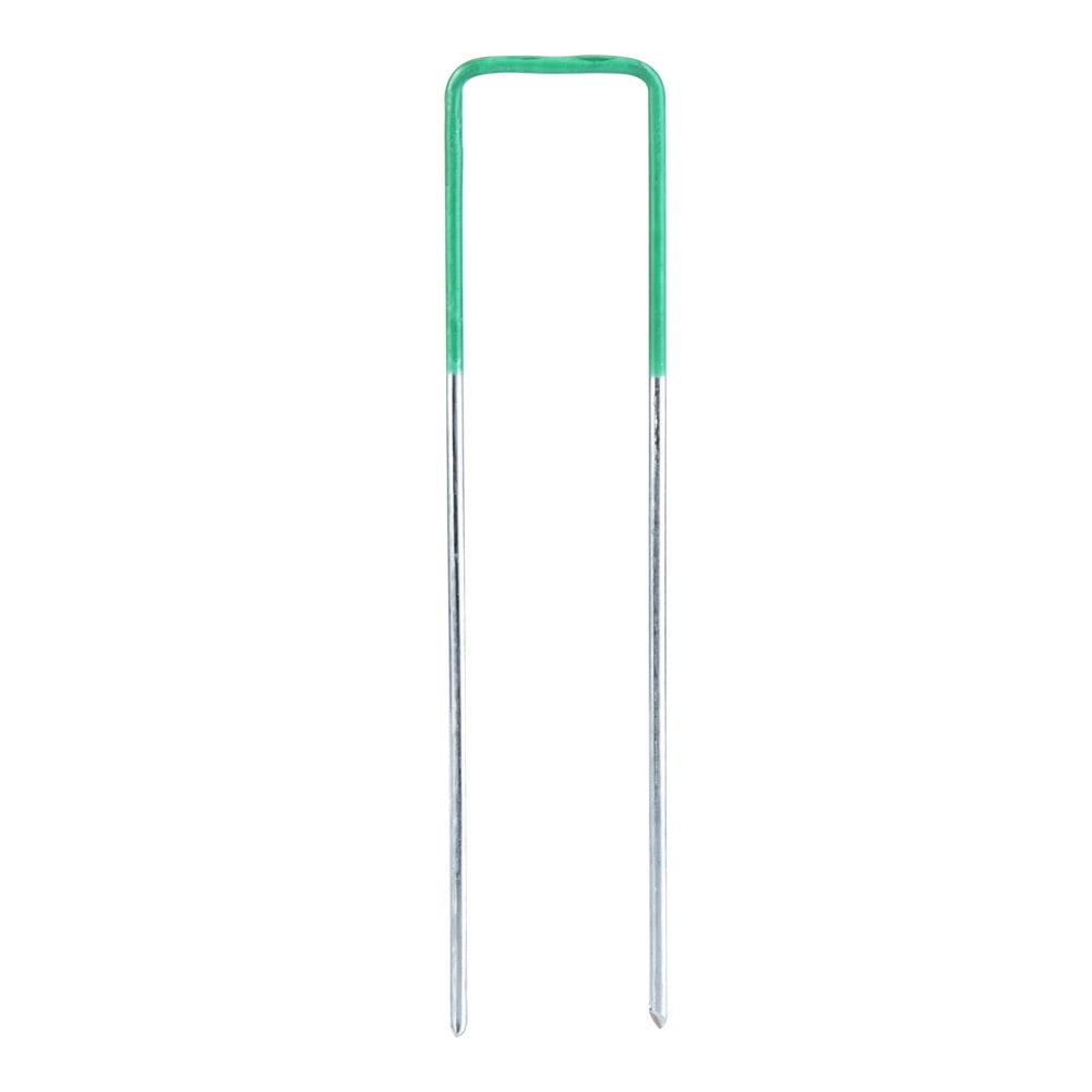 100 Pack Semi Green Artificial Turf, U Sod Stakes For Artificial Grass ...