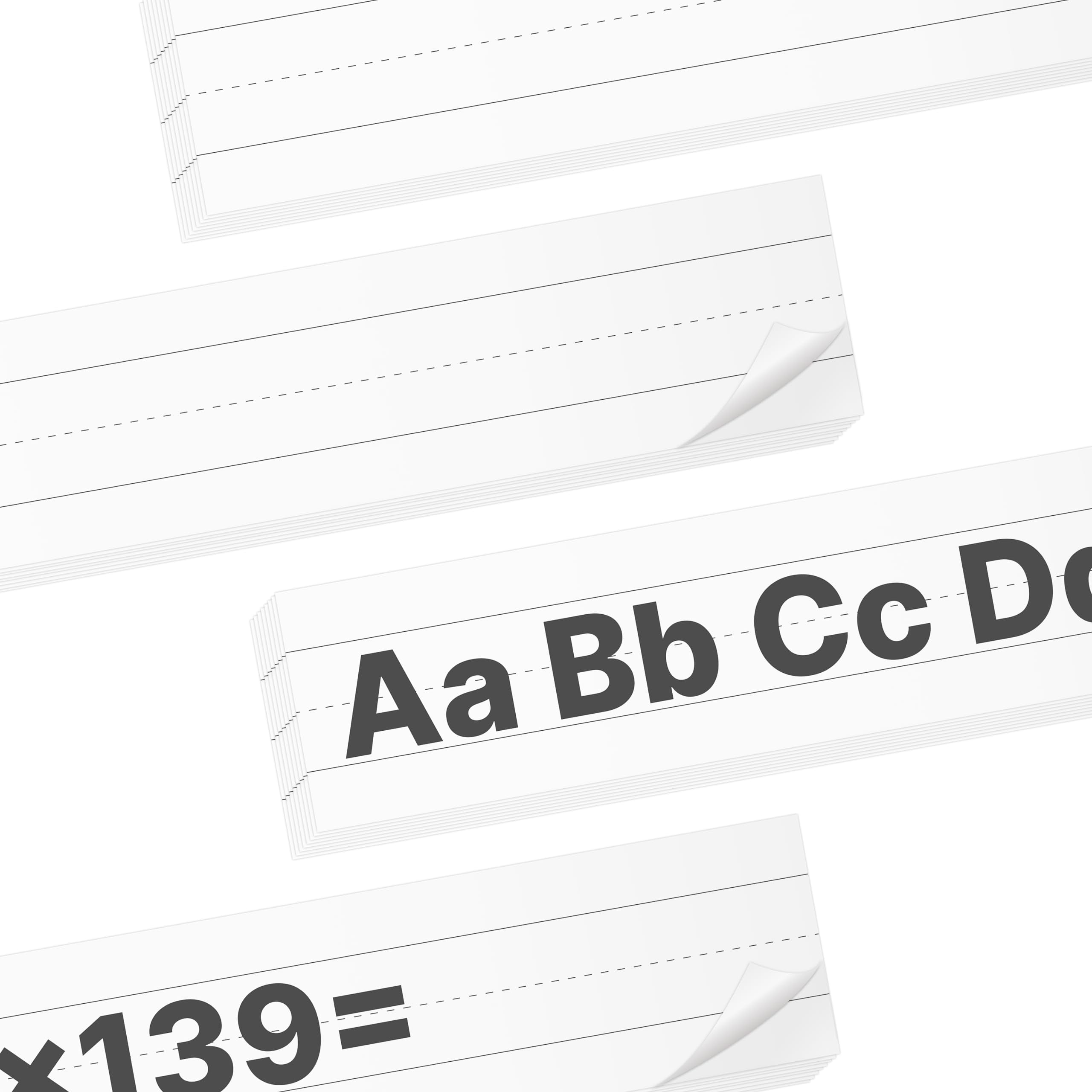 100 Pack Sentence Strips for Classroom, Chart Paper for Teacher ...