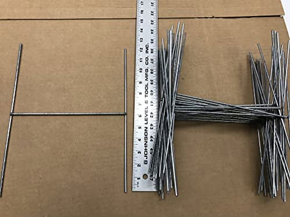 100 Pack Sign Stake 12x 9 inch x 9Gauge Galvanized Wire Signs Holder ...