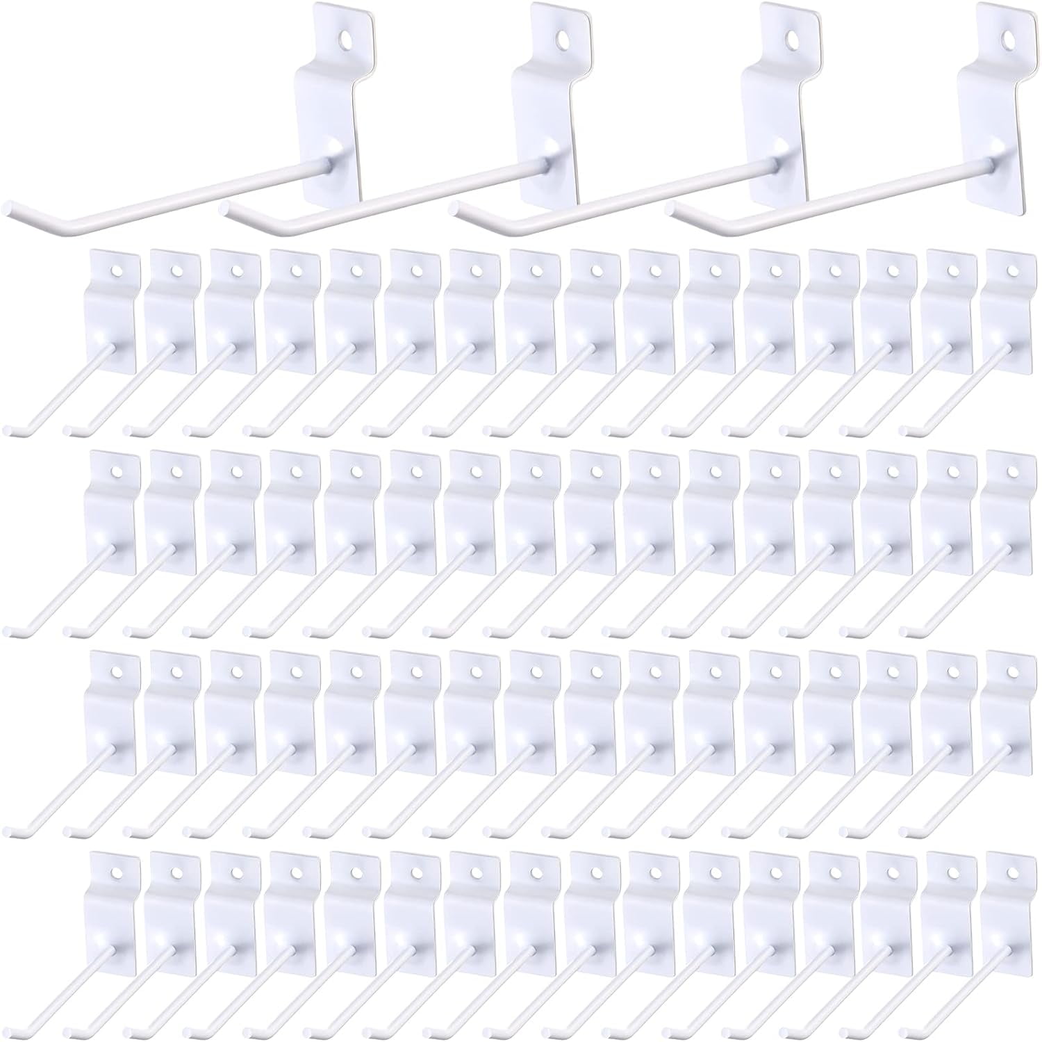 100 Pack Slatwall Hooks Slatwall Accessories Slat Wall Hanging Pegboard ...
