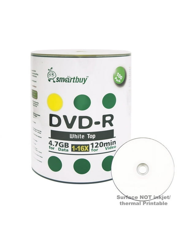 Blank DVD-R Discs in Blank Media - Walmart.com