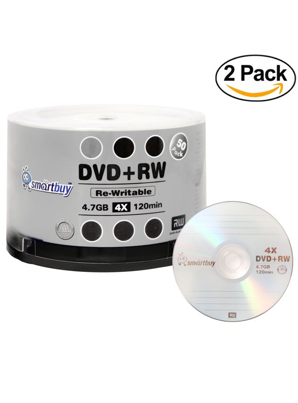 Blank DVD+RW Discs in Blank Media - Walmart.com