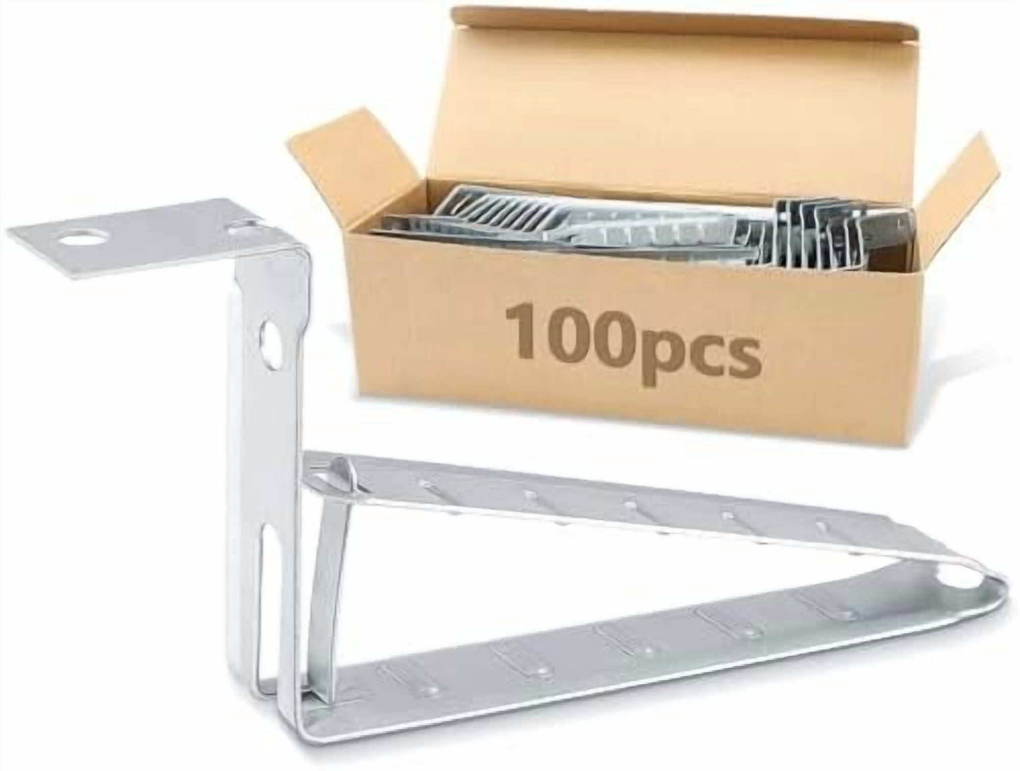 100 Pack Stud Wall Mounting Cable Support Clamps - Galvanized Steel ...