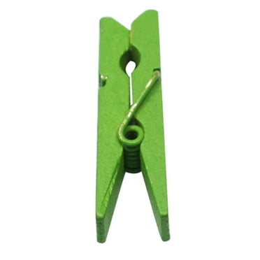 120 Pc Mini Craft Clothespins Wood 1" Small Arts Multi Color Clothes ...