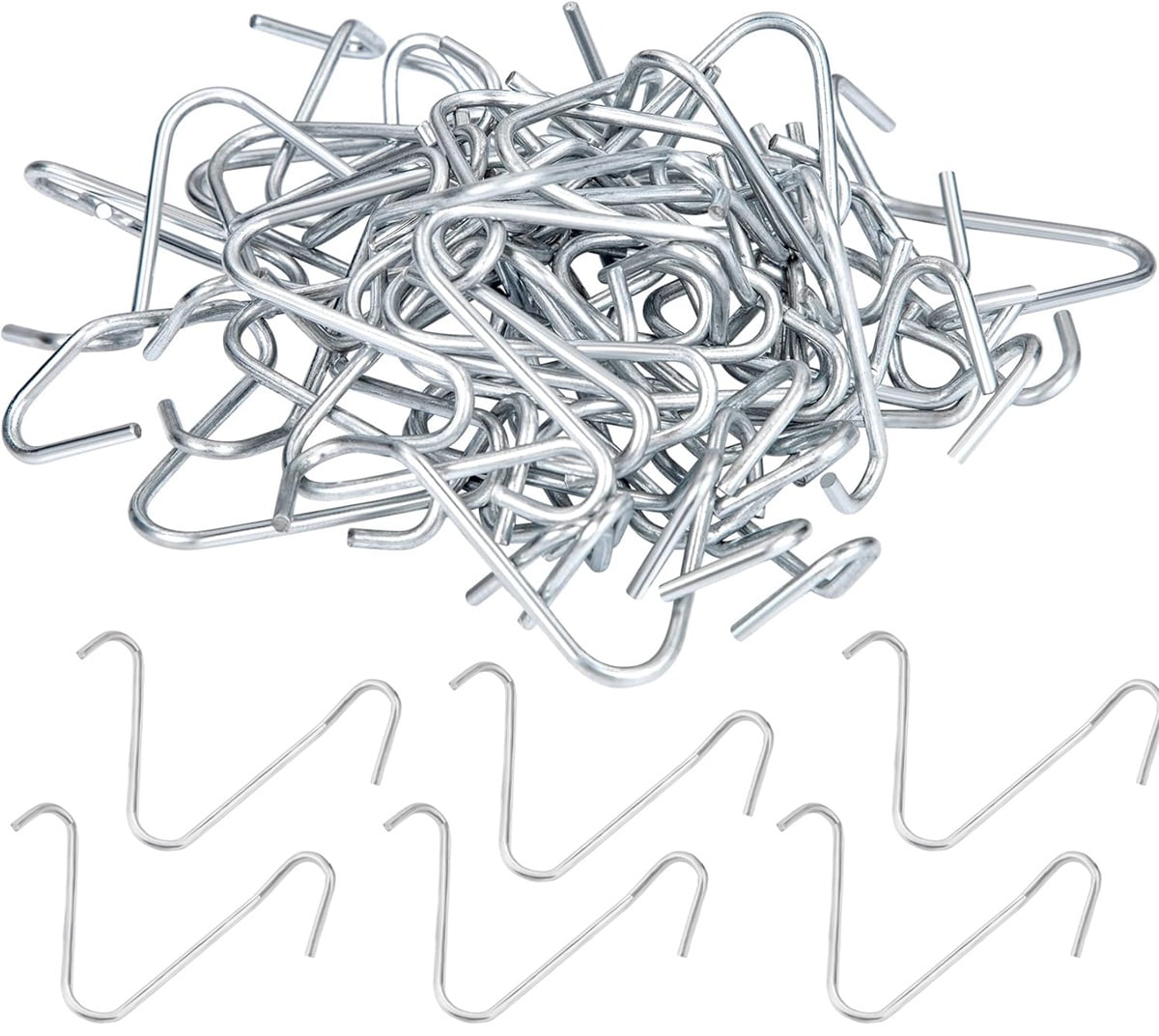 100-Pack T Post Clips,Happon T Post Wire Clips,Galvanized Steel Fence ...