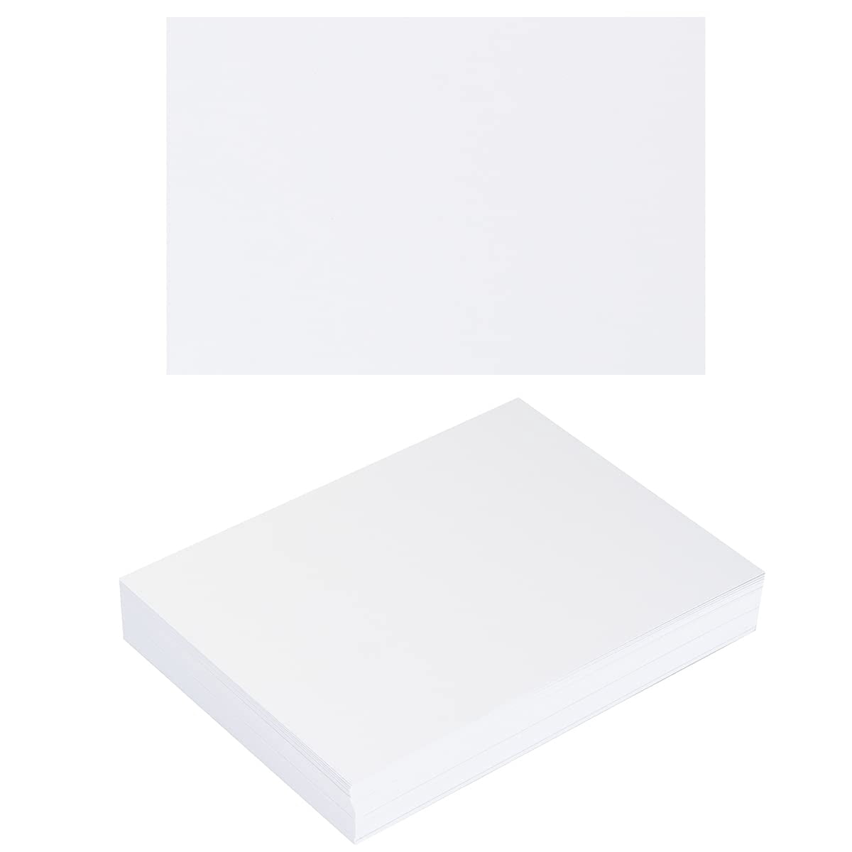 100 Pack Thick Paper AIF9 Cardstock Blank Heavy Cards Stock for ...