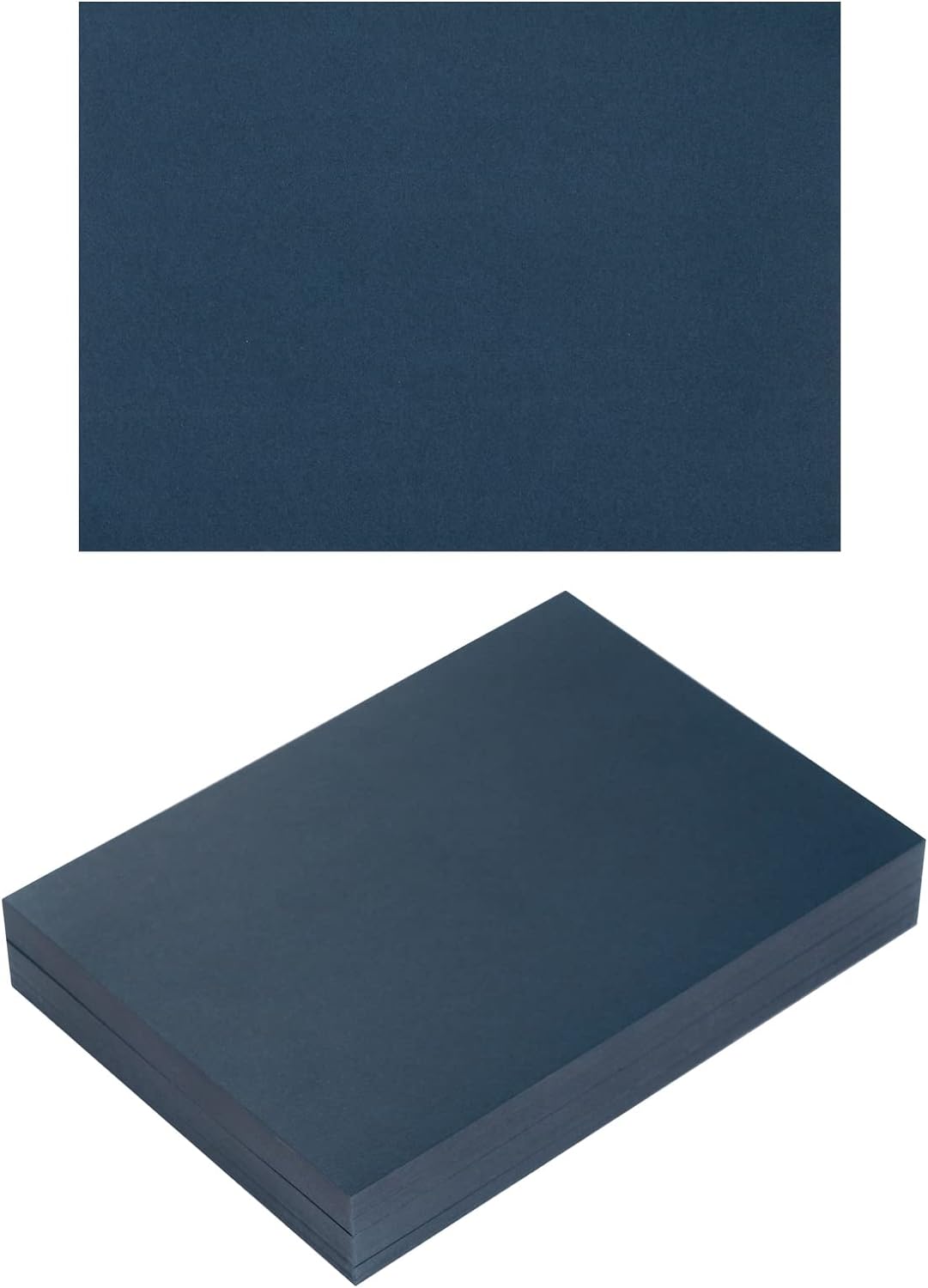 100 Pack Thick Paper Cardstock Blank Heavy Cards Stock for Invitations ...
