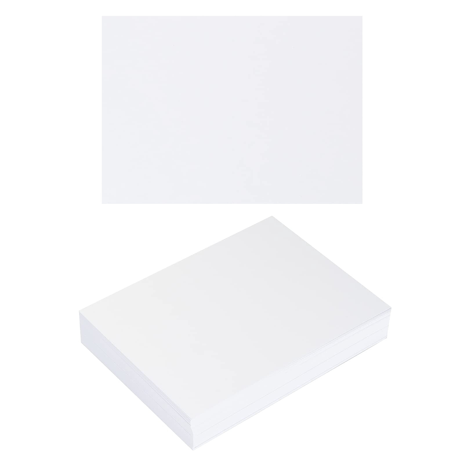 100 Pack Thick Paper TSF6 Cardstock Blank Heavy Cards Stock for ...