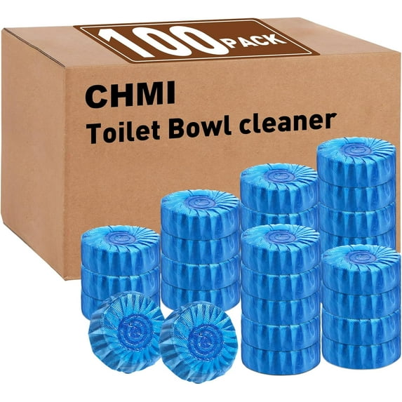 100 Pack Toilet Bowl Cleaner Tablets, Long-lasting Bathroom Toilet Tank ...