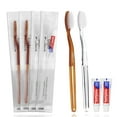 100 Pack Travel Toothbrushes with Toothpaste Set, Individually Wrapped ... 100 Pack Travel Toothbrushes with Toothpaste Set, Individually Wrapped ...