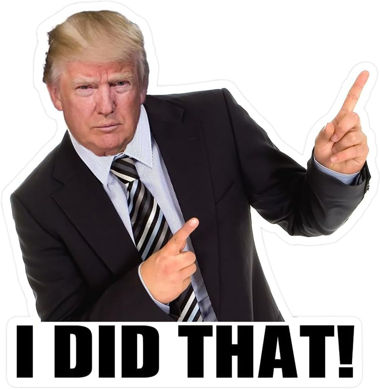 100-Pack Trump I Did That Stickers, I Did That Trump Stickers Roll 100 ...