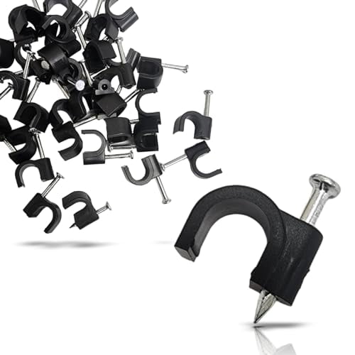 100-Pack USA Made - Drip Irrigation 1/4" Tubing Mounting Clips (Fits ...