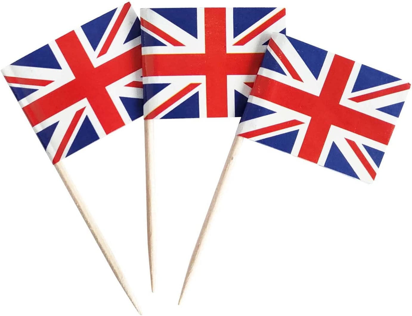 100 Pack United Kingdom Flag British Toothpick Flags, Cocktail Picks ...