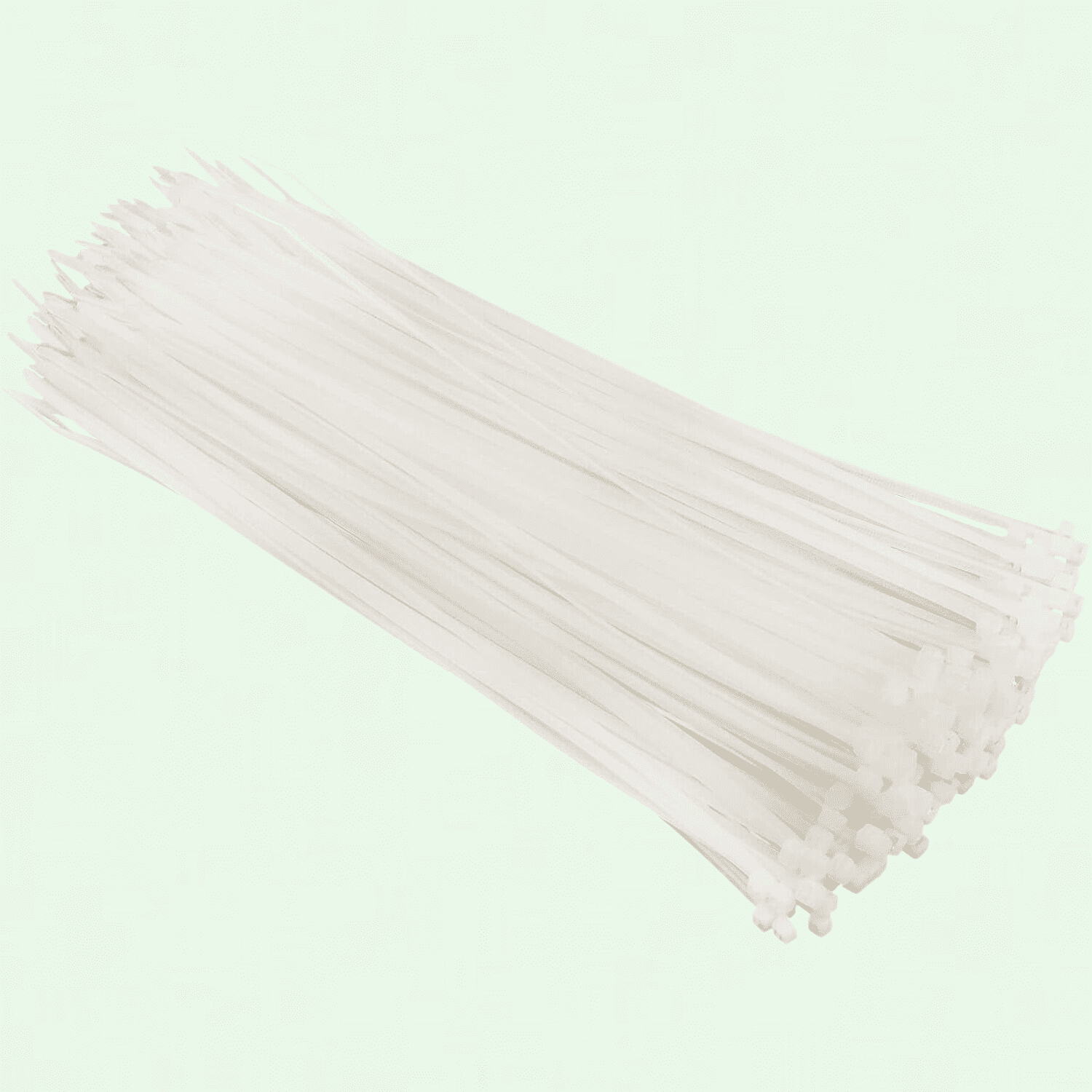 100 Pack White Cable Ties, Heavy Duty 9.8 inch/25 cm Self-Locking Zip ...