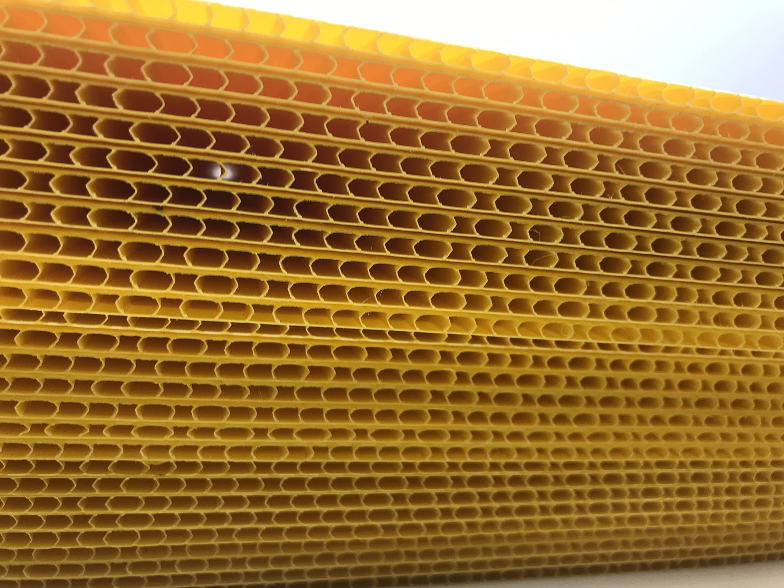 100 Pack Yellow Signs Board 36 x 24 inch x 4mm Corrugated Plastic Sign ...