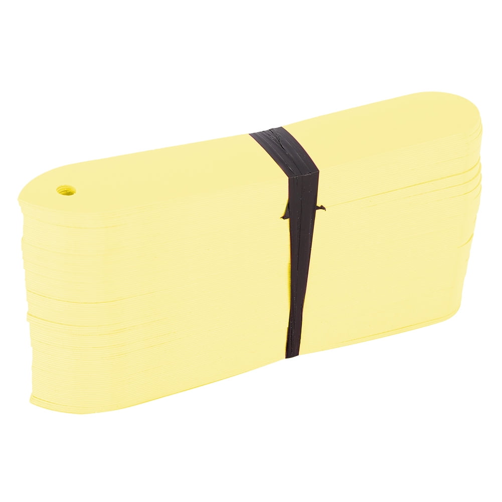 100-Pack for Garden, Yard & Nursery Seed Labeling Yellow PVC Plant Pot ...