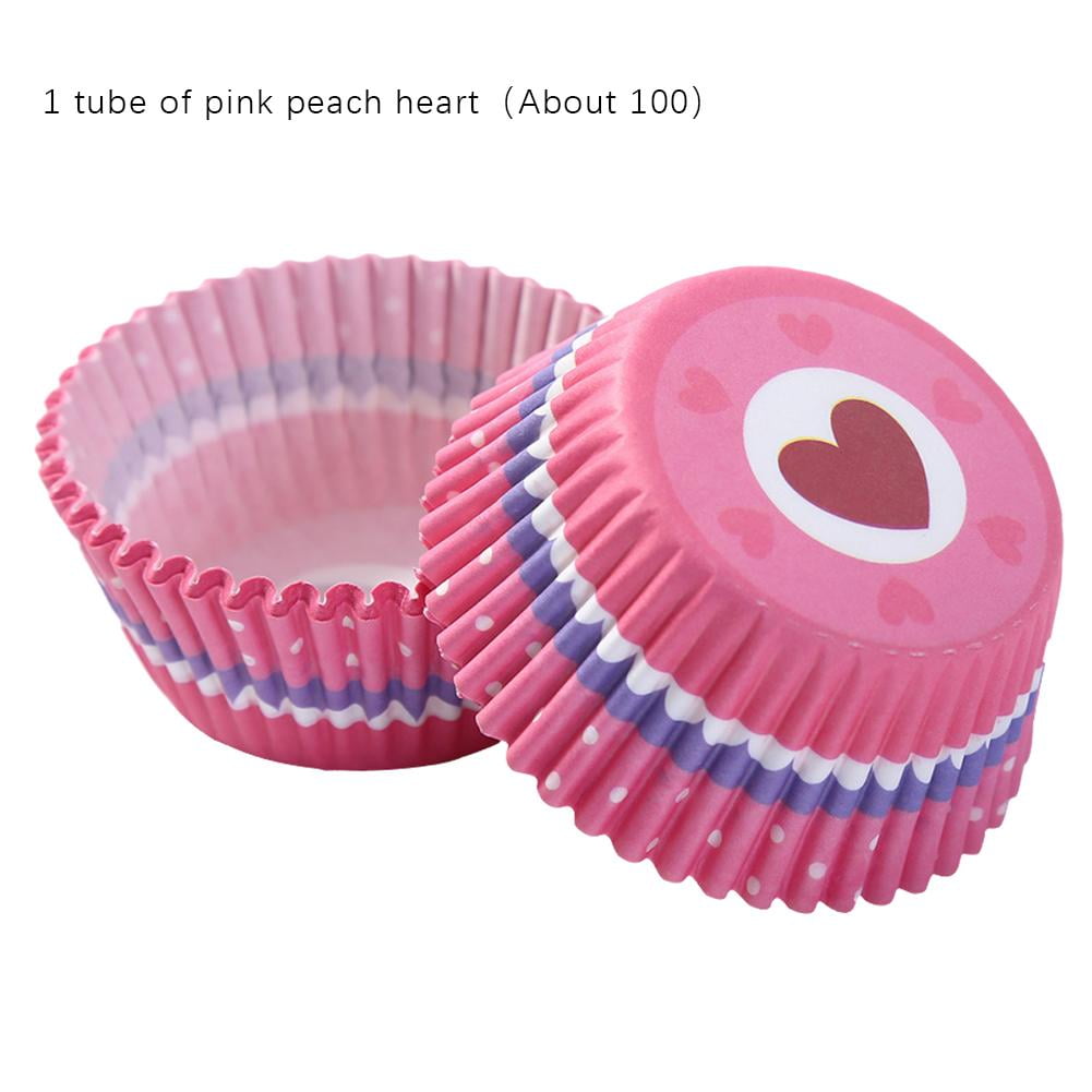 100 Pack of Baking Cups - Assorted Patterns, High-Temperature Safe, and ...
