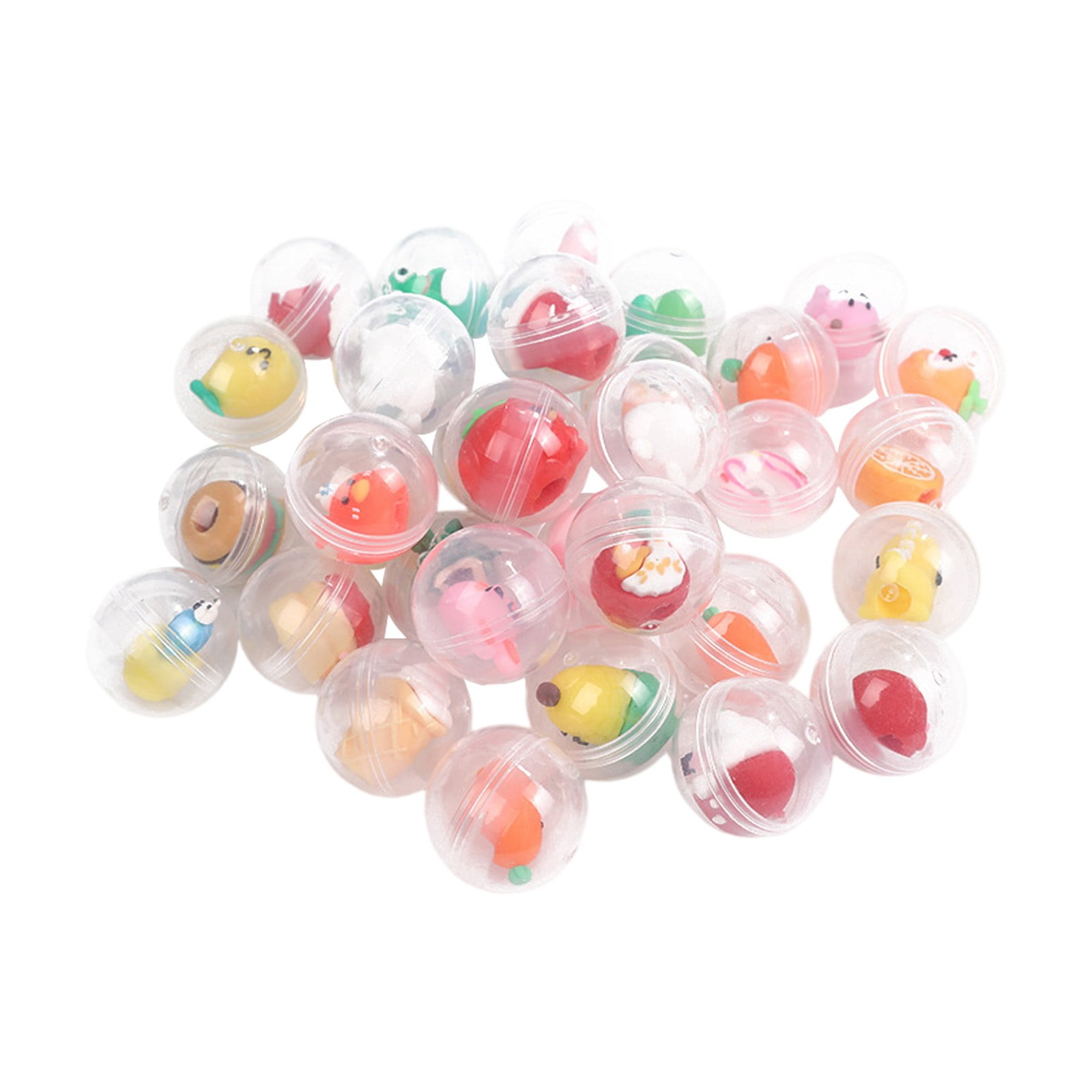 100 Packed Vending Machine Capsules with Cute Cartoon Mini Toys, Random ...