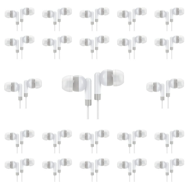 Walmart 100-Pack Children's Earbuds with Computer Plug for Classroom ...