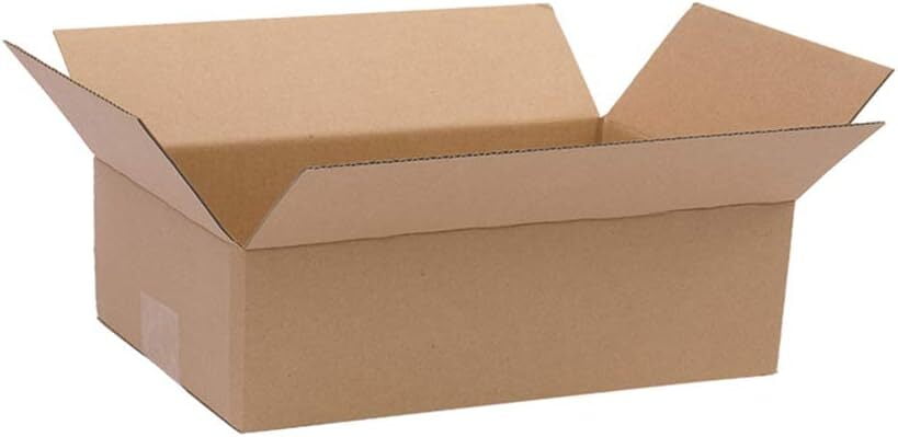 100 Packs Cardboard Paper Boxes, Mailing Packing Shipping Box ...