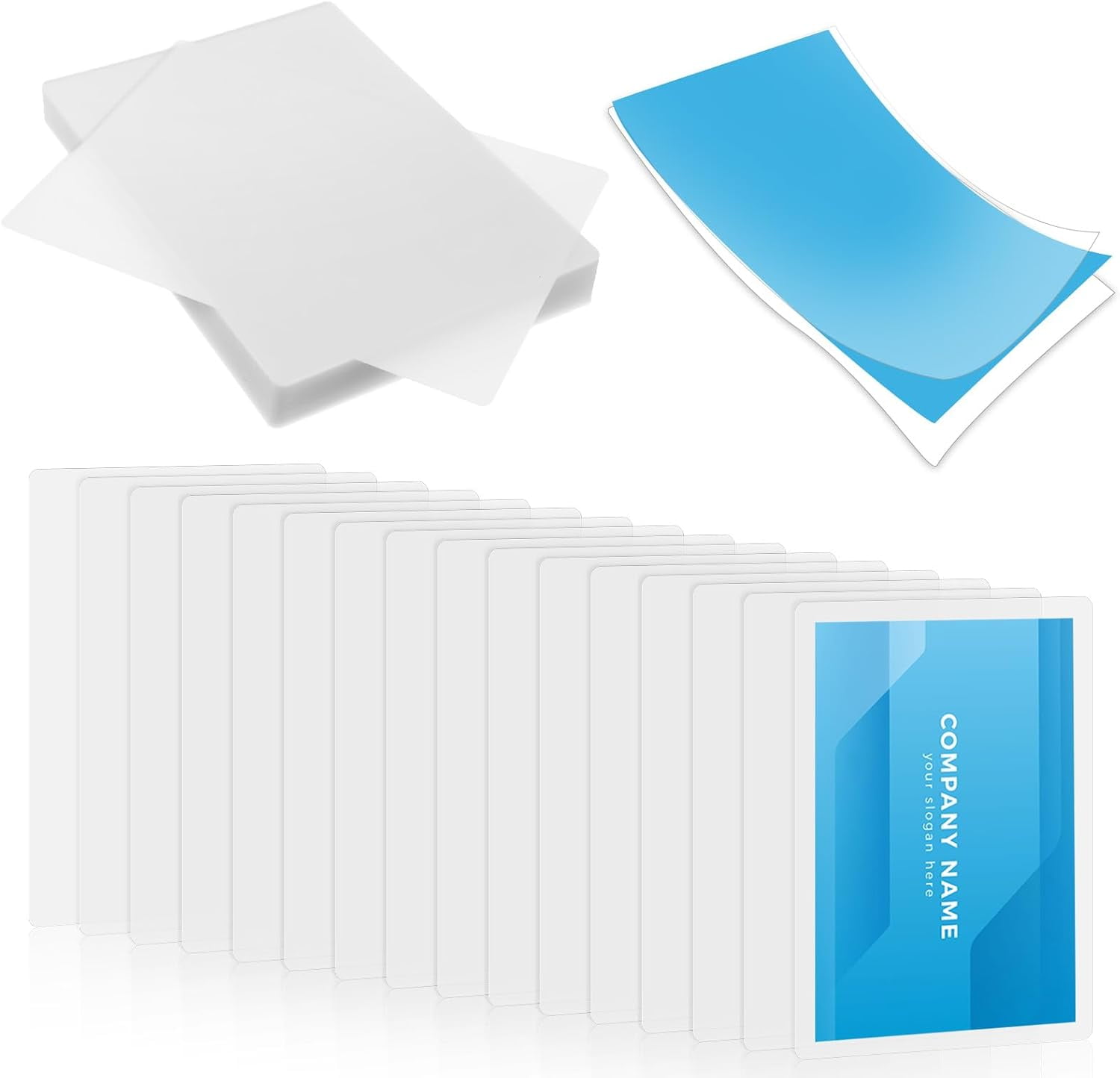 100 Packs Laminating Pouches 6" x 9" Clear Thermal Laminating Plastic ...