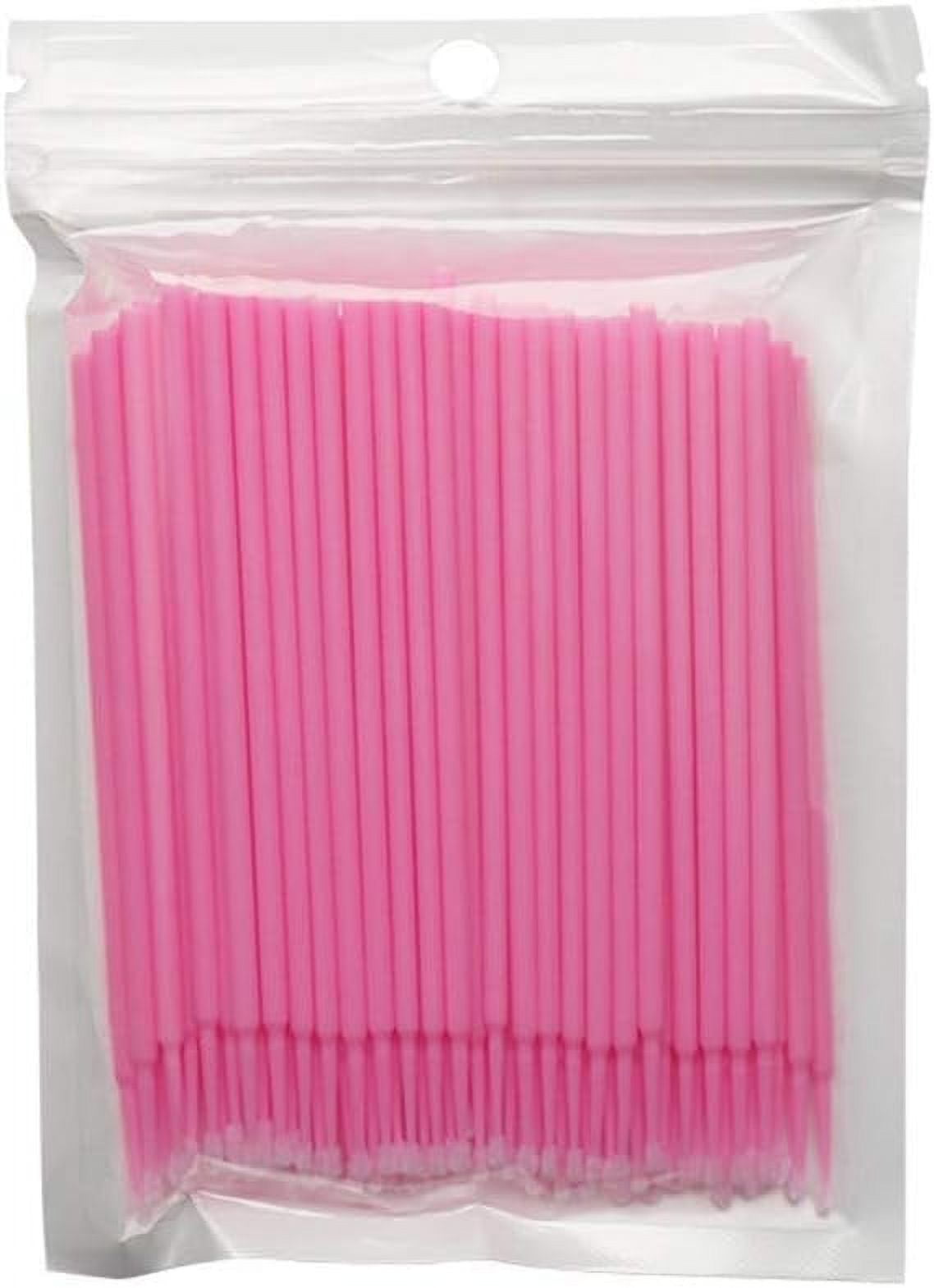100 Packs Micro Applicator Brush Disposable Eye Lashes Mascara Wands ...