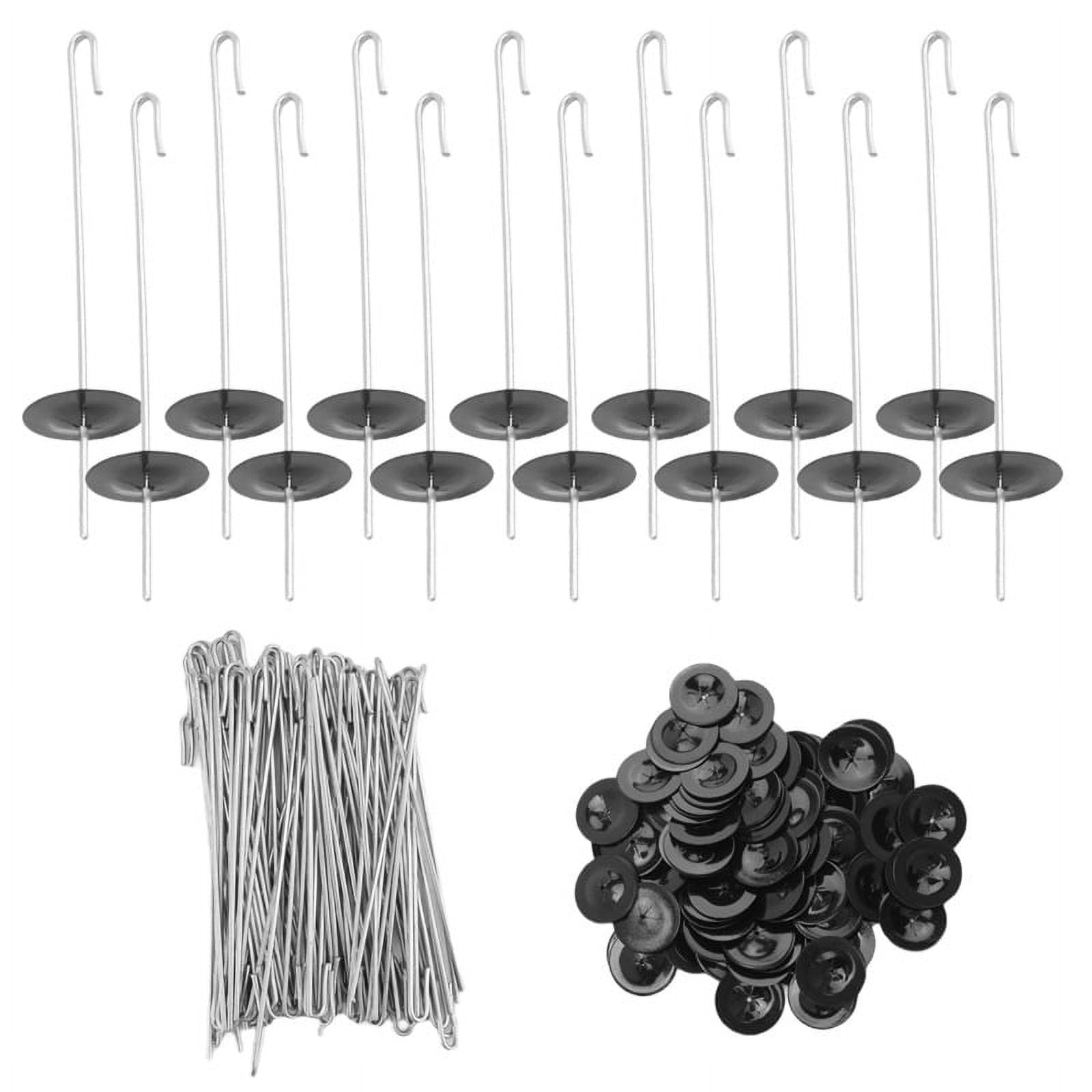 100 Packs Solar Panel Guard Clips, Stainless Steel Wire Fence Fasteners ...