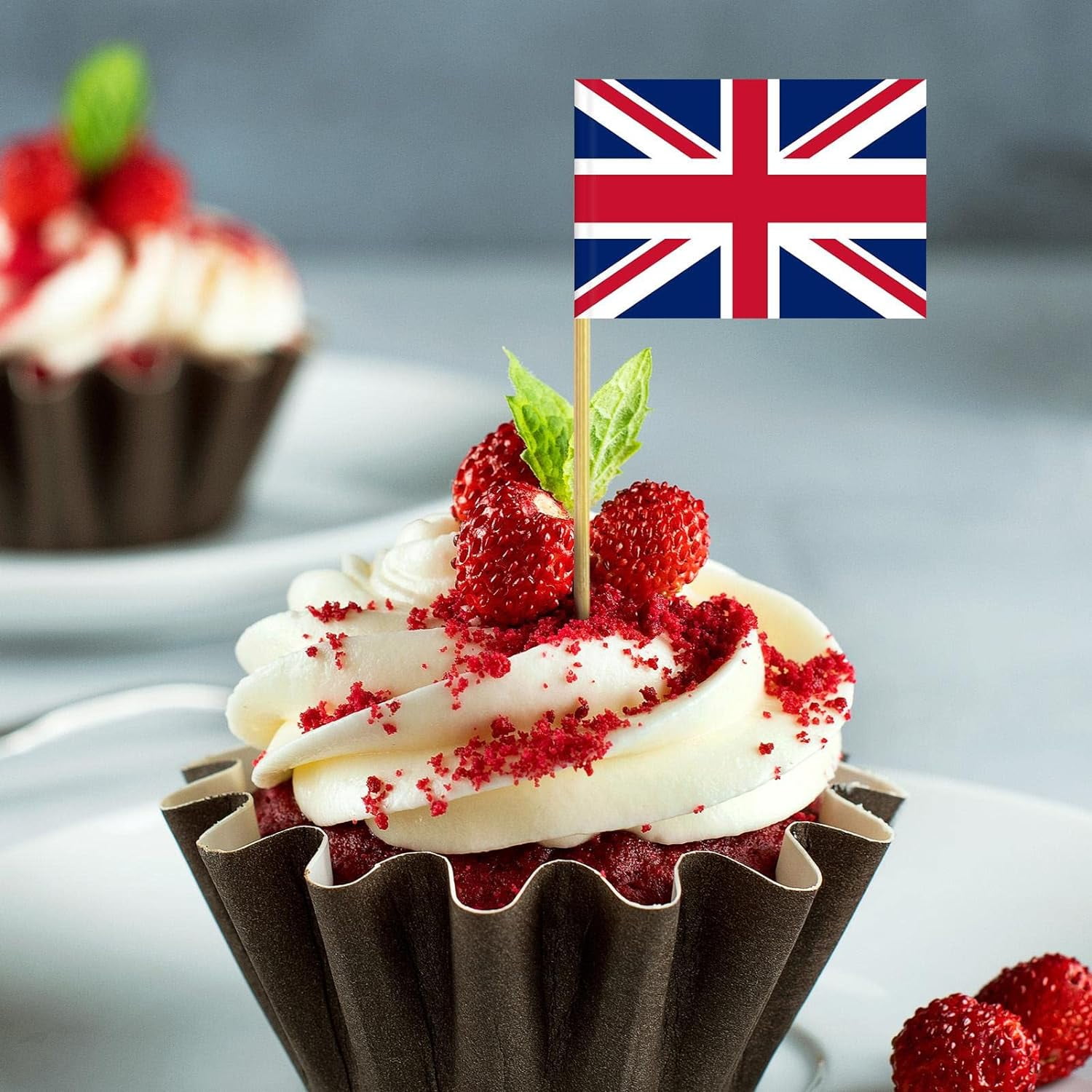 100-Packs Toothpick Flags US - International Flag Tooth Picks - Cake ...