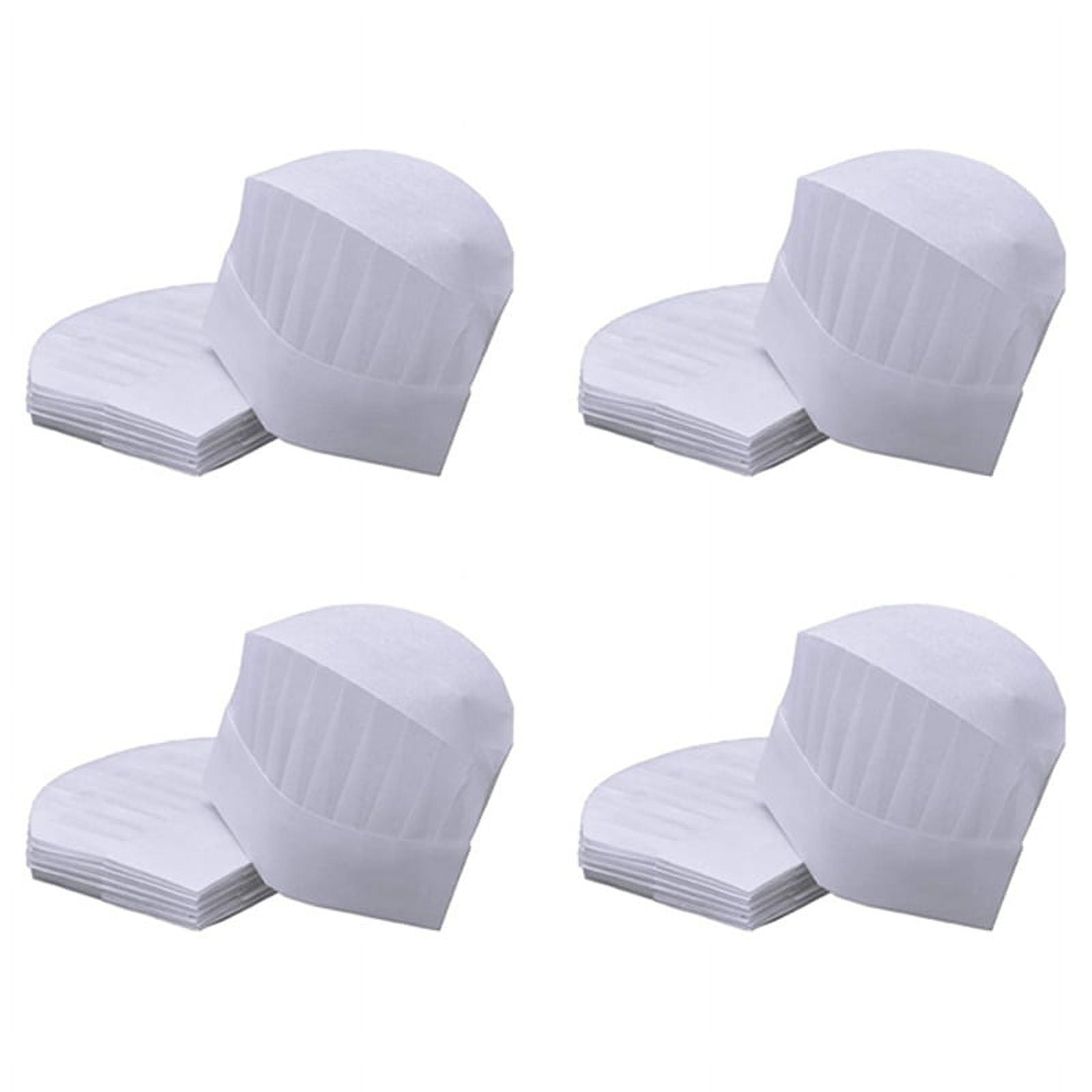 100 Packs of Disposable Chef Hat SMS 100% Non-Woven Kitchen Cooking ...