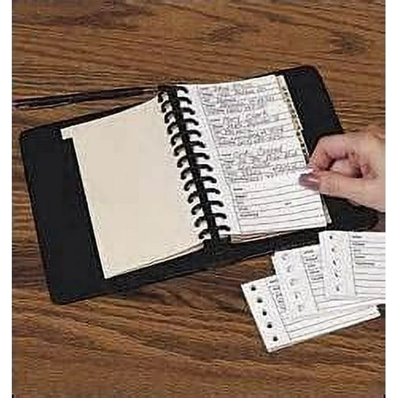 Skymall 100-Page Loose-Leaf Desktop Address Book Refills with Spiral ...