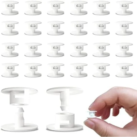 100 Pairs Replacement Rivets Button Strap Compatible for Shoe Charms ...
