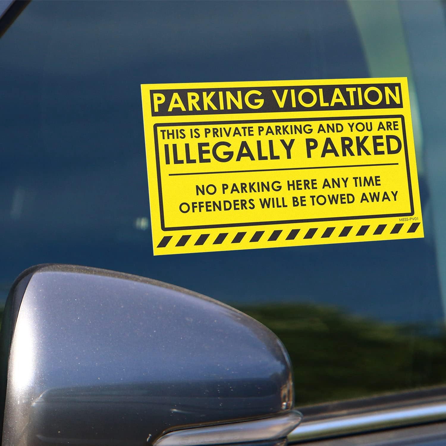 100 Parking Violation Stickers Hard to Remove - No Parking Stickers ...