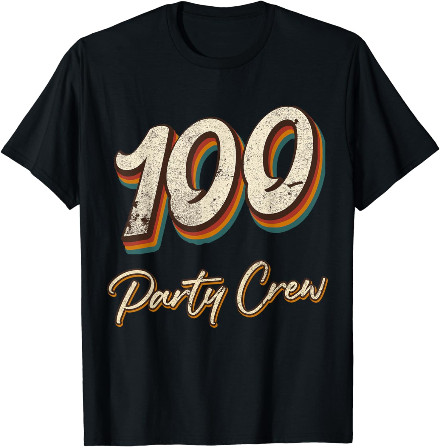 100 Party Crew - 100th Birthday T-Shirt - Walmart.com