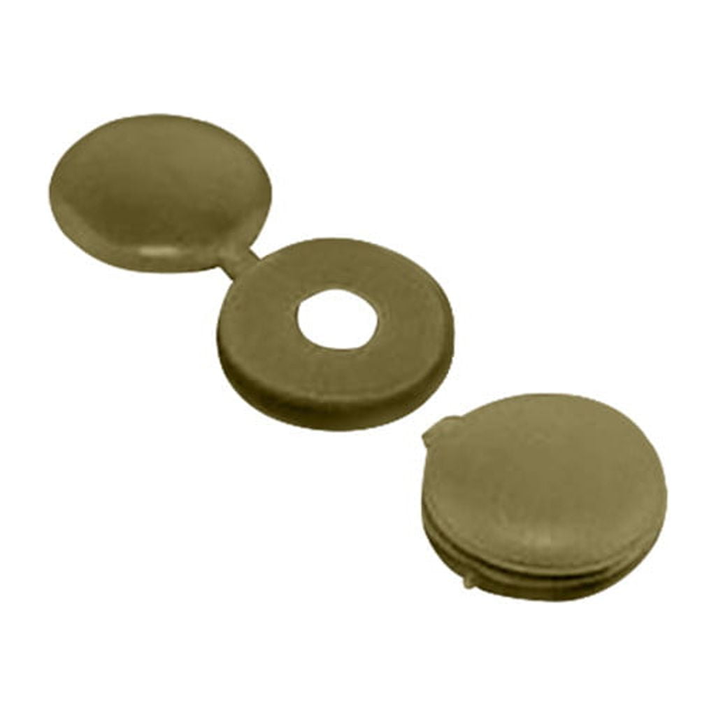 100 Pcs 0.53 Inch Plastic Hinged Screw Cover Caps, Hole Diameter Screw ...