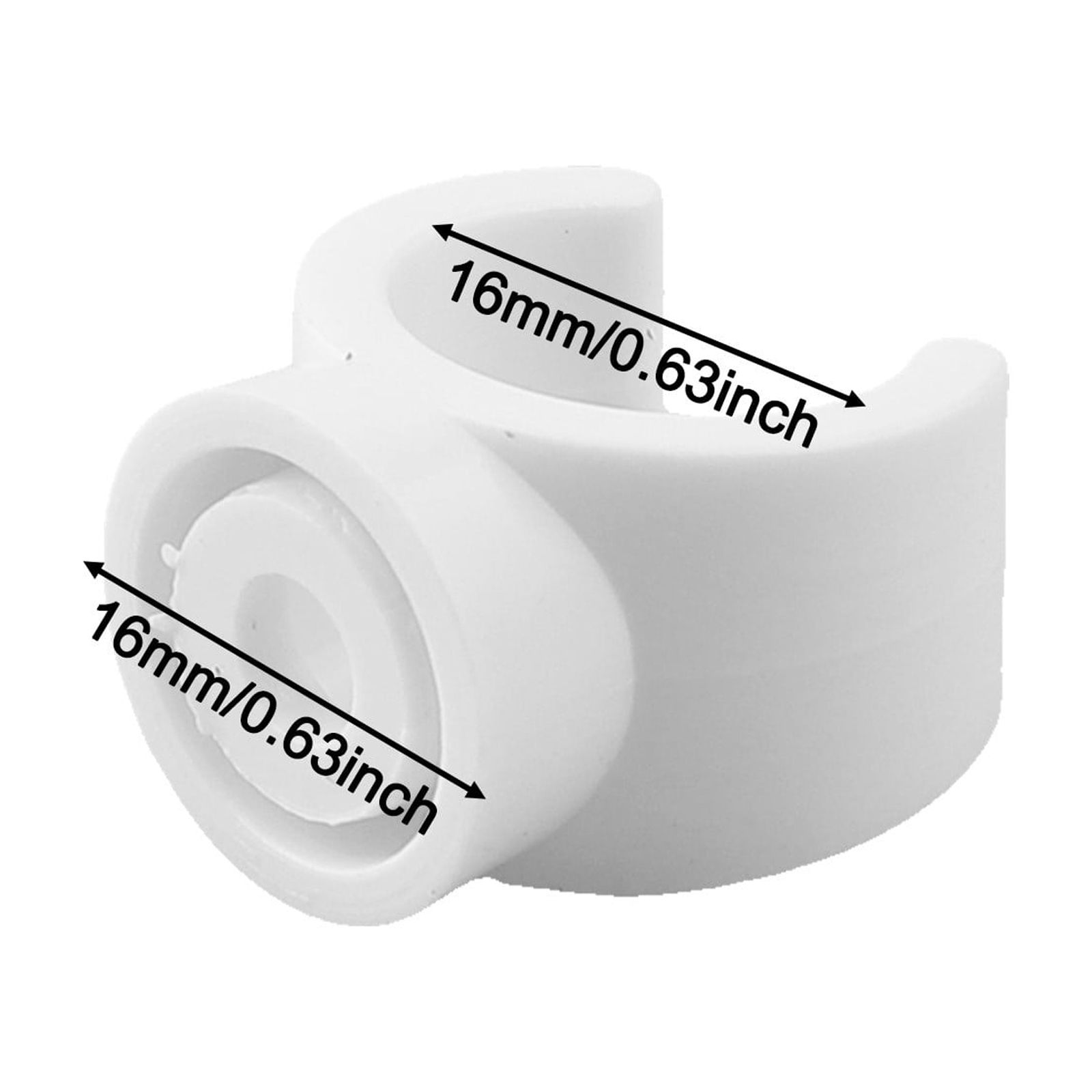 100 Pcs 1/2 inch PEX Clips Pipe Hangers Clamps Pipe Support Holder 16mm ...