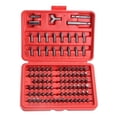 100 - Pcs 1/4 Torx Hex Torq Security Bit Set Tamper Proof Case ...