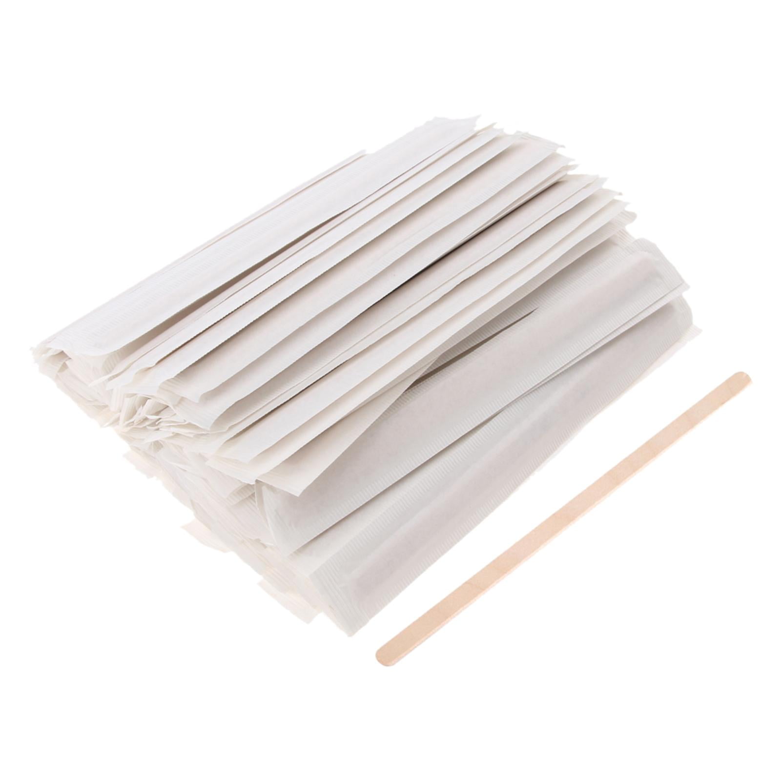 100 Pcs 140mm Disposable Wooden Coffee Stirrer For Hot Cold Drink ...