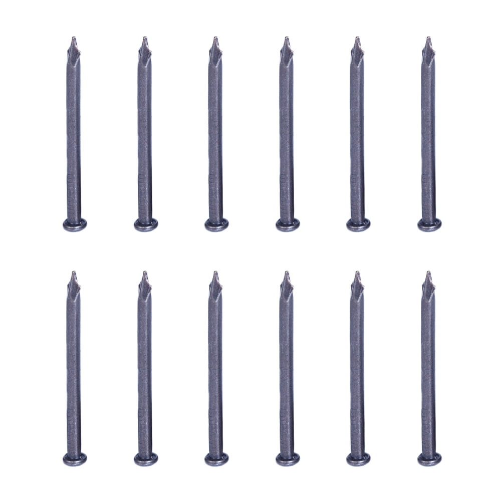 100 Pcs 2.5Inch Carbon Steel Nails Point Tip Wall Cement Nails Concrete ...
